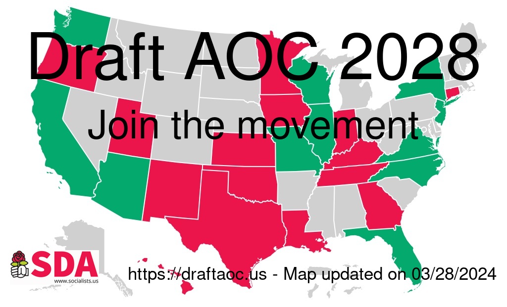 Draft AOC 2028 - Alexandria Ocasio-Cortez for president