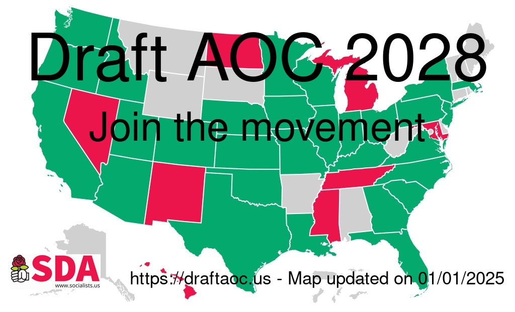 Draft AOC 2028 - Alexandria Ocasio-Cortez for president